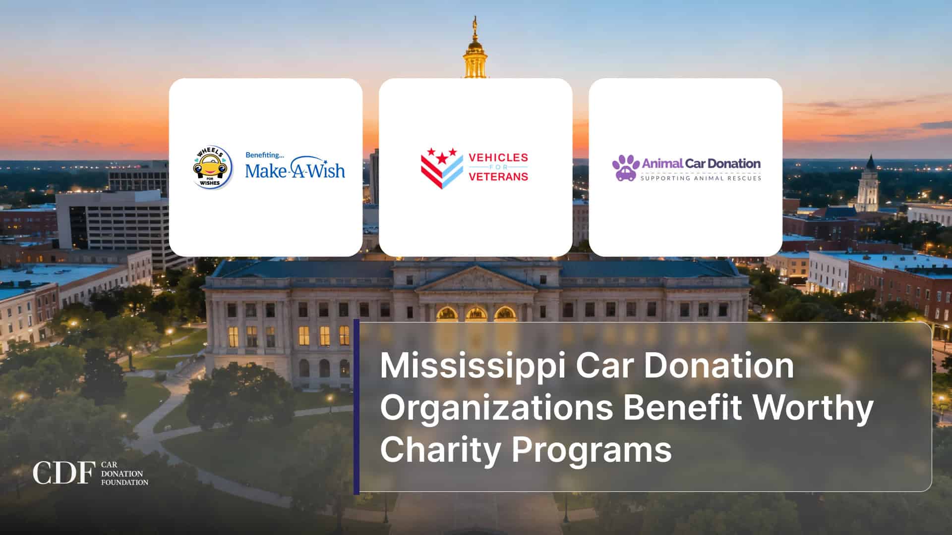 Mississippi Car Donation Organizations Benefit Worthy Charity