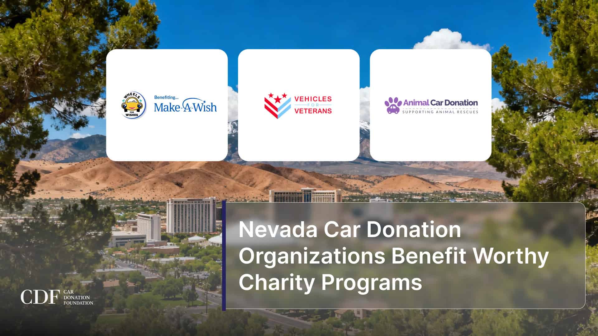 Nevada Car Donation Organizations Benefit Charity Programs