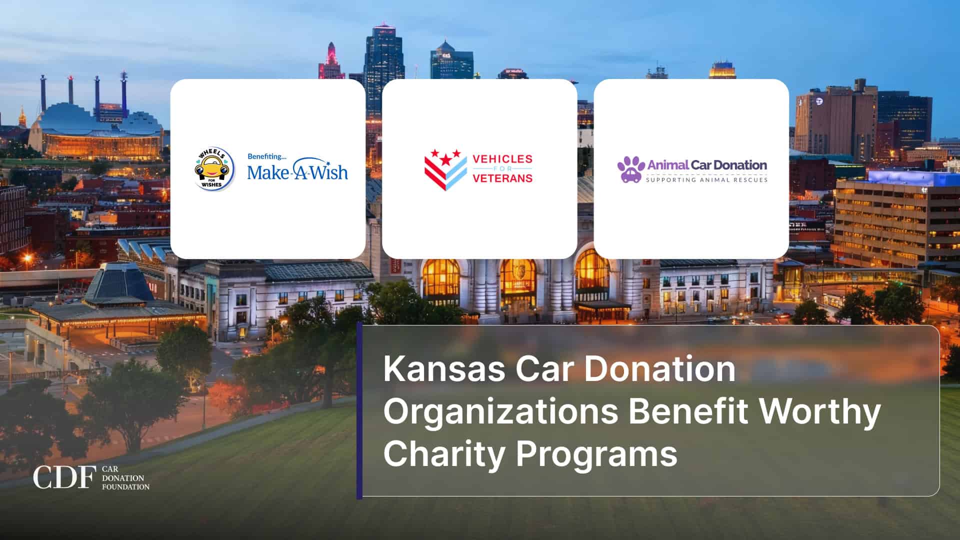 Kansas Car Donation Organizations Benefit Charity Programs