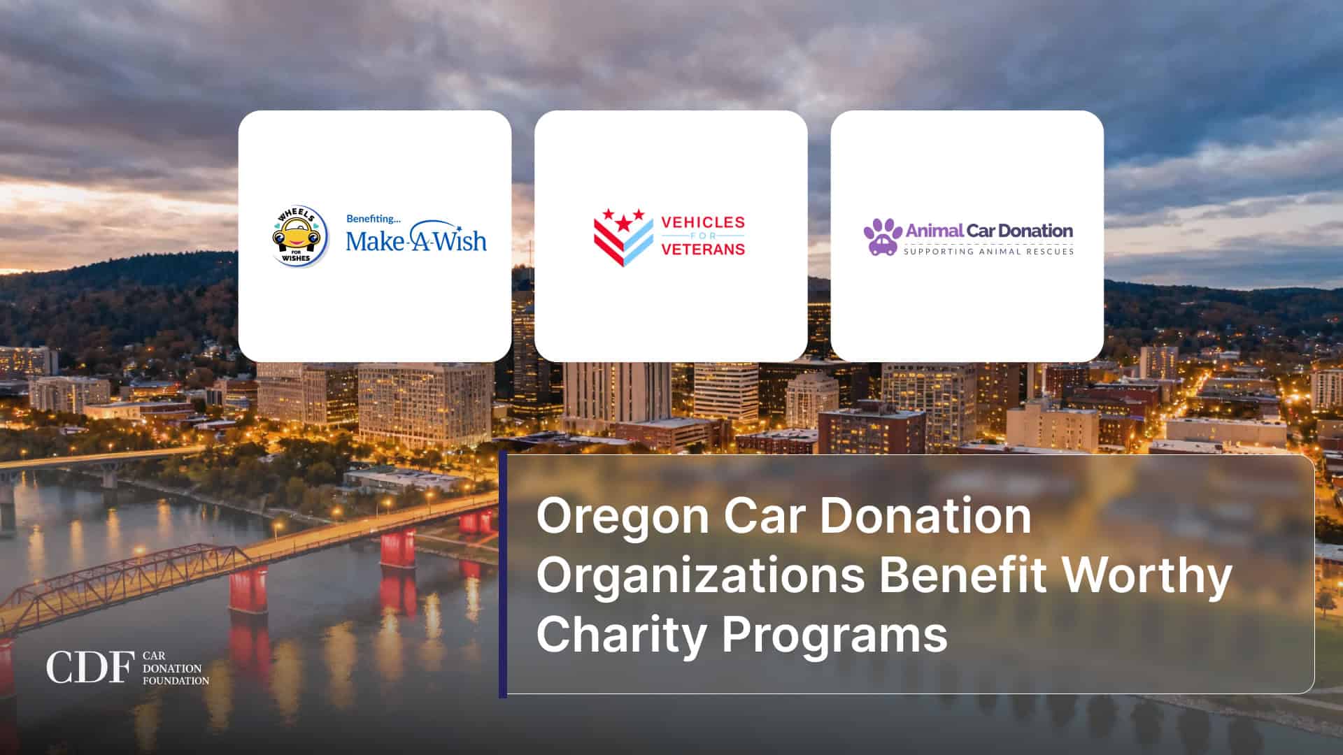 Oregon Car Donation Organizations Benefit Charity Programs