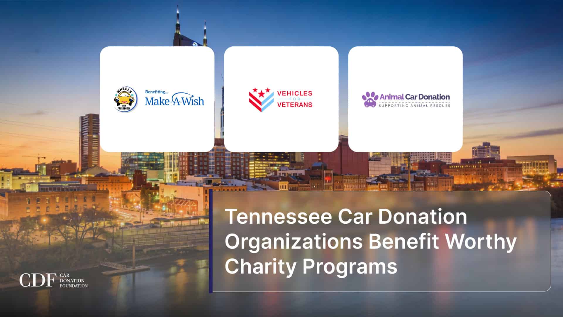 Tennessee Car Donation Benefit Worthy Charity Programs