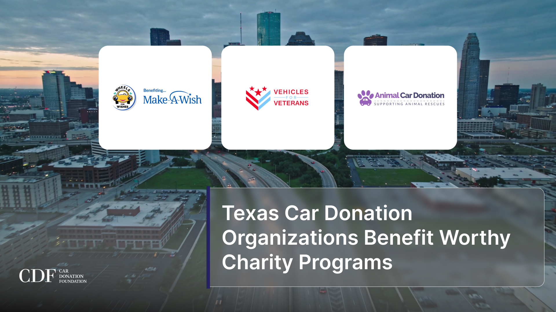Texas Car Donation Benefit Worthy Charity Programs