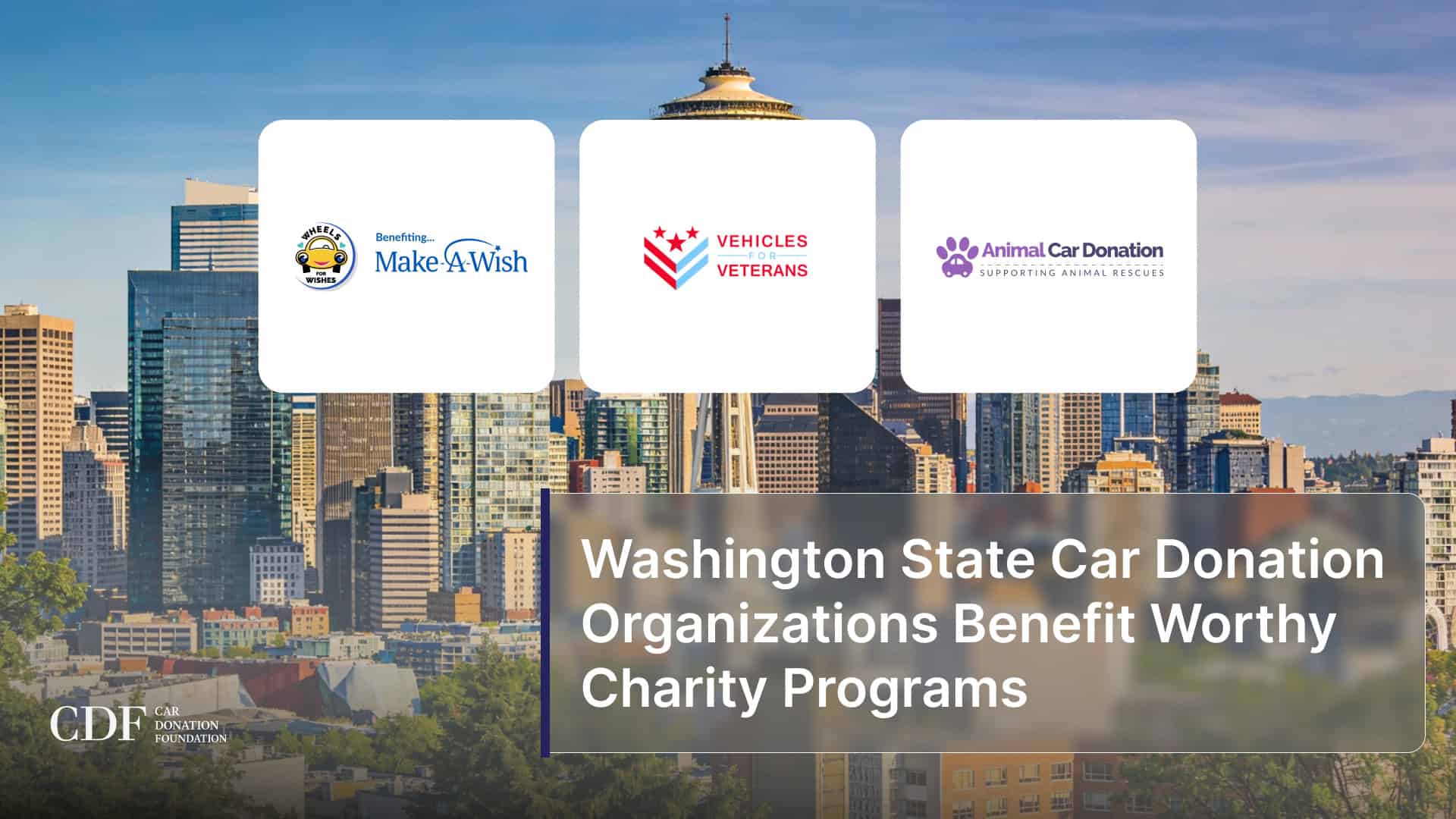 Washington State Car Donation Organizations Benefit Charity Programs
